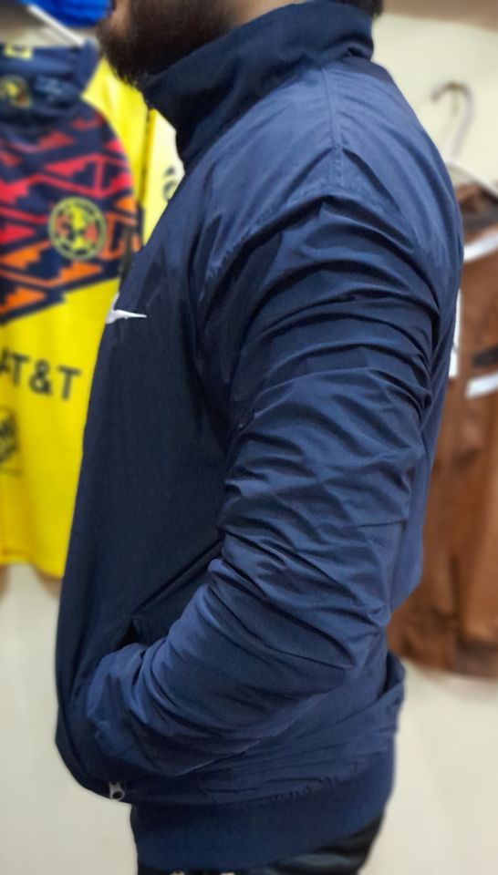 Chumpa impermeable azul oscuro - La mejor Calidad